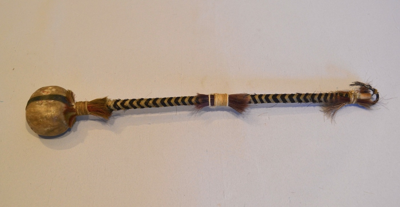 Bargain John's Antiques | Native American Indian Ball Hand Tool ...