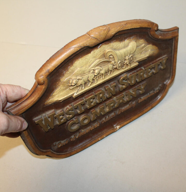 Bargain John's Antiques | Advertising Sign - Western Surety Company ...