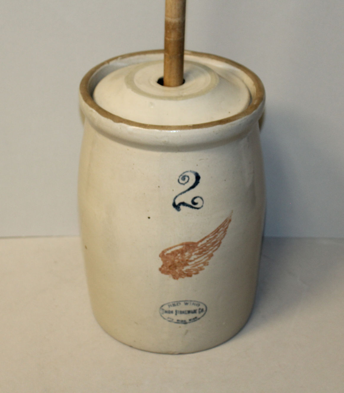 Bargain John's Antiques | Antique 2 Gallon Crock Stoneware Red Wing ... Bargain John's Antiques | Antique 2 Gallon Crock Stoneware Red Wing ...