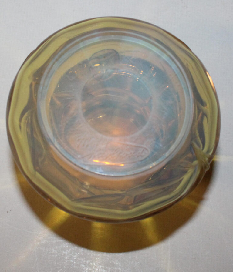 Bargain John's Antiques | Antique Art Glass Marquetry Vase - Moser ...