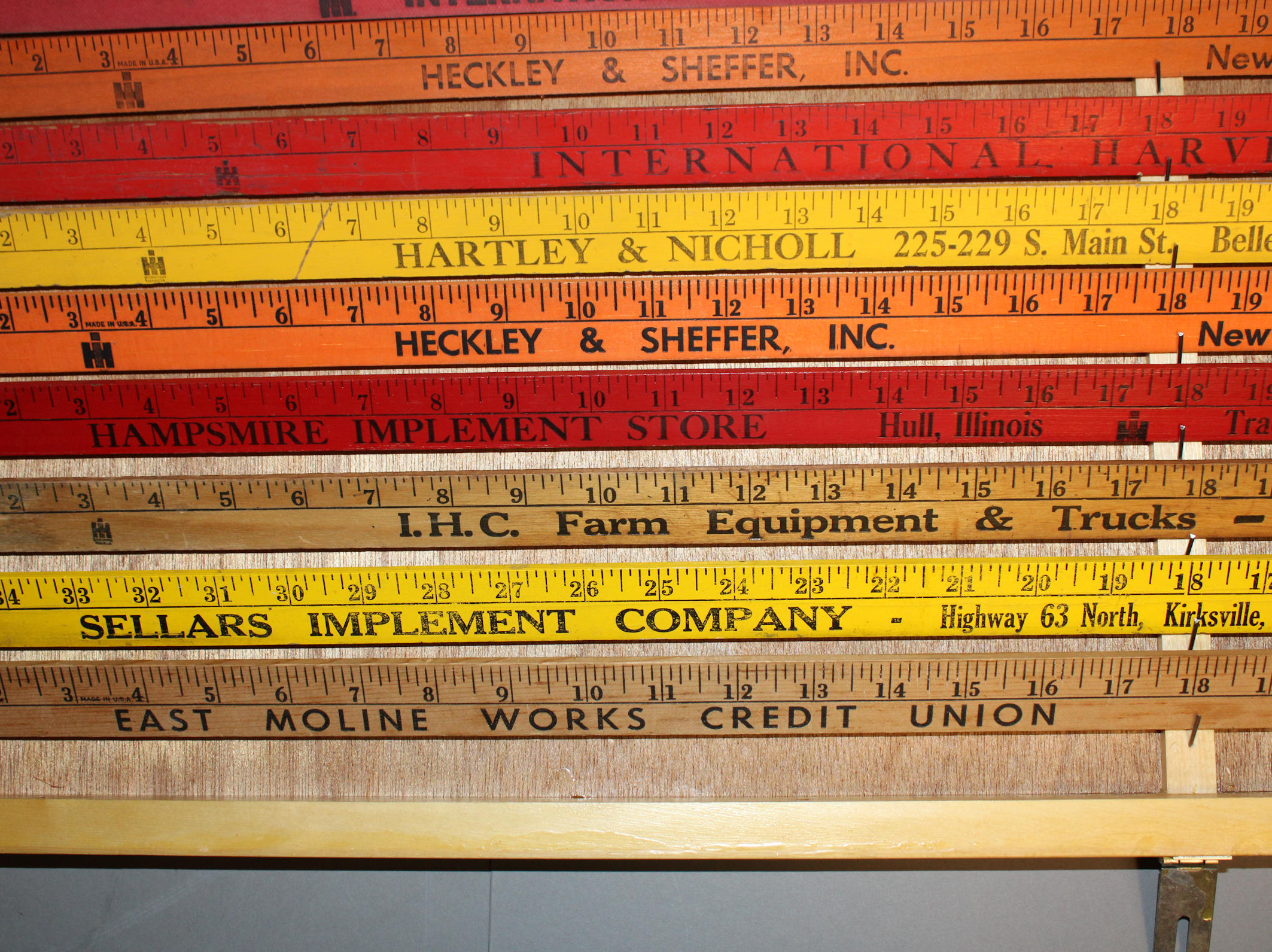 Bargain John's Antiques | Collection of 11 Advertising Wooden ...