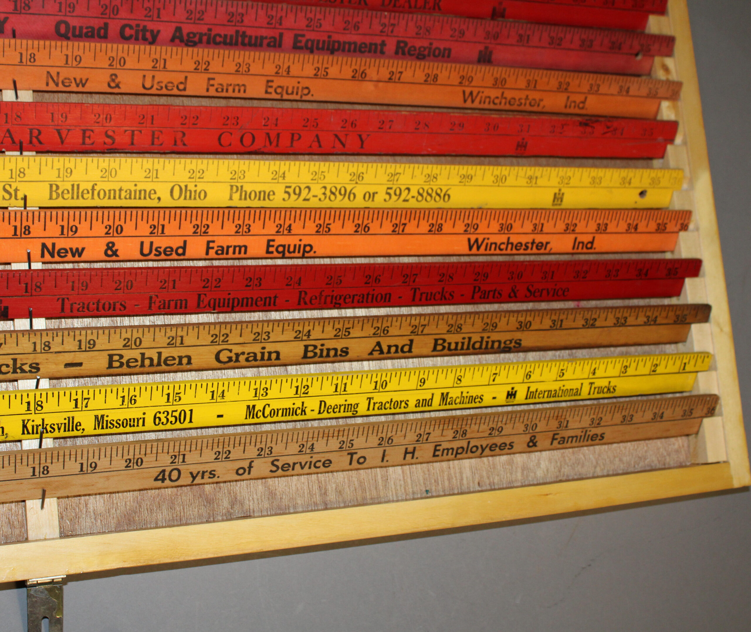 Bargain John's Antiques | Collection of 11 Advertising Wooden ...